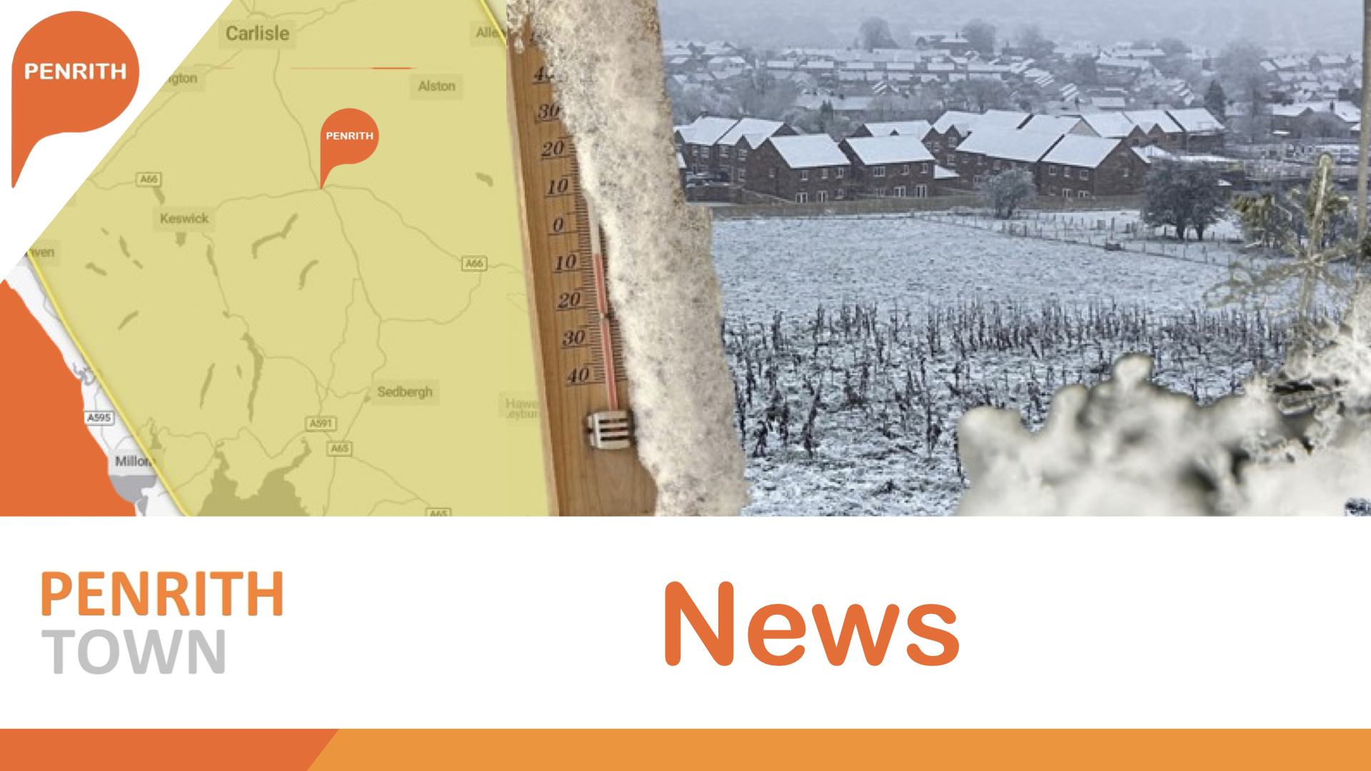 Yellow weather warning for snow and ice overnight across Cumbria